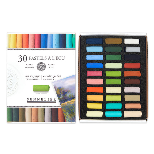 Soft Pastel Landscape Set