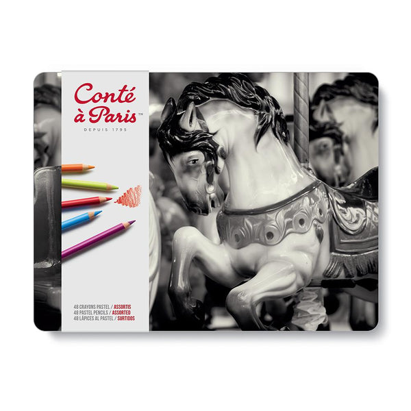 Conte Pastel Pencils 48 Set