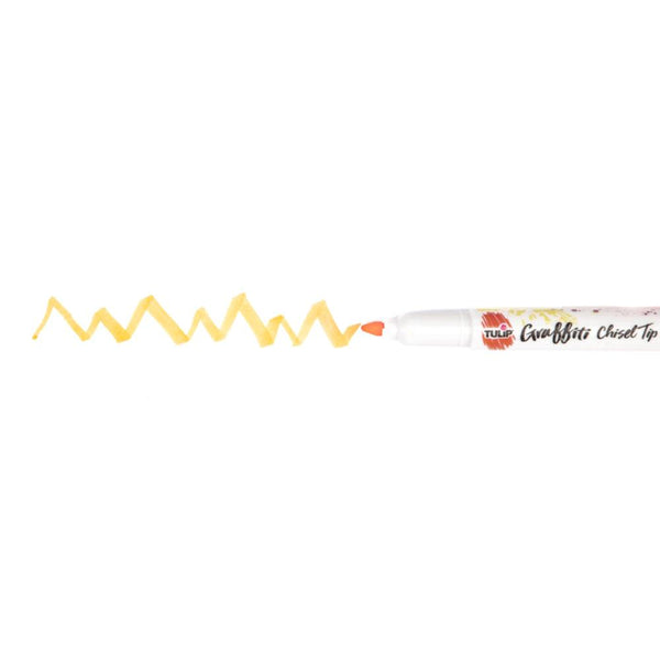 Graffiti Chisel Tip Brights Fabric Markers - 6 Pack