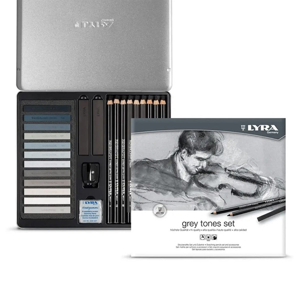 Lyra Grey Tones Assorted Set
