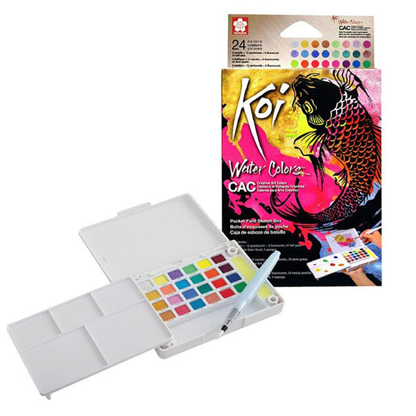 KOI CREATIVE ART WATERCOLOUR - 24 SET