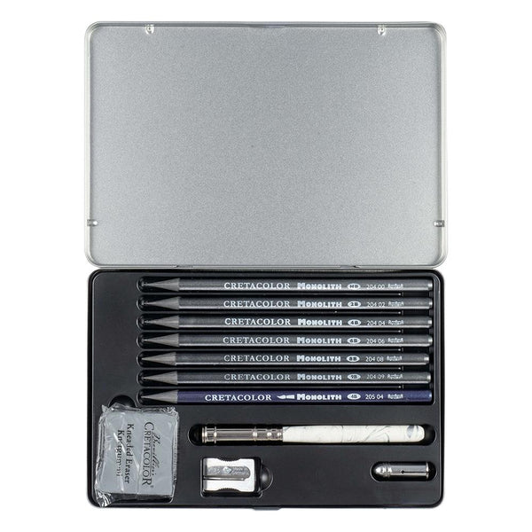 Cretacolor Monolithbox Graphite Drawing Set of 11